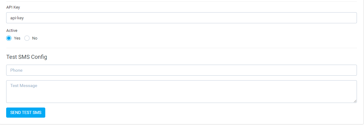 SMS Provider | Perfex CRM
